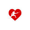 Fencing Sport Passion Sticker - Fencing Love