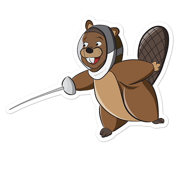 Shop Cool Original Fencing Stickers Online - Fencing Love